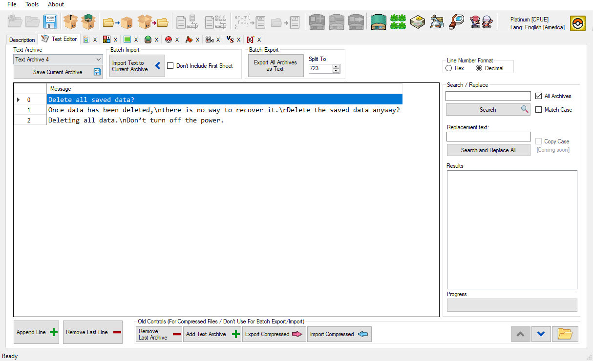 GitHub - gpercem/DSPRE-Batch-Text-Editor: New DS Pokemon ROM Editor, based on AdAstra-LDrepo ...