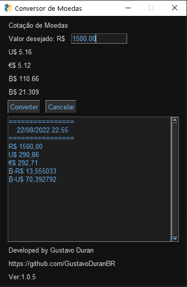 GitHub - GustavoDuranBR/Conversor_de_Moedas