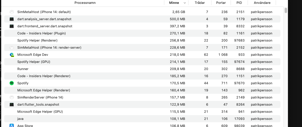 [Impeller] Enabling Impeller on iOS simulator causing massive memory usage and latency · Issue ...