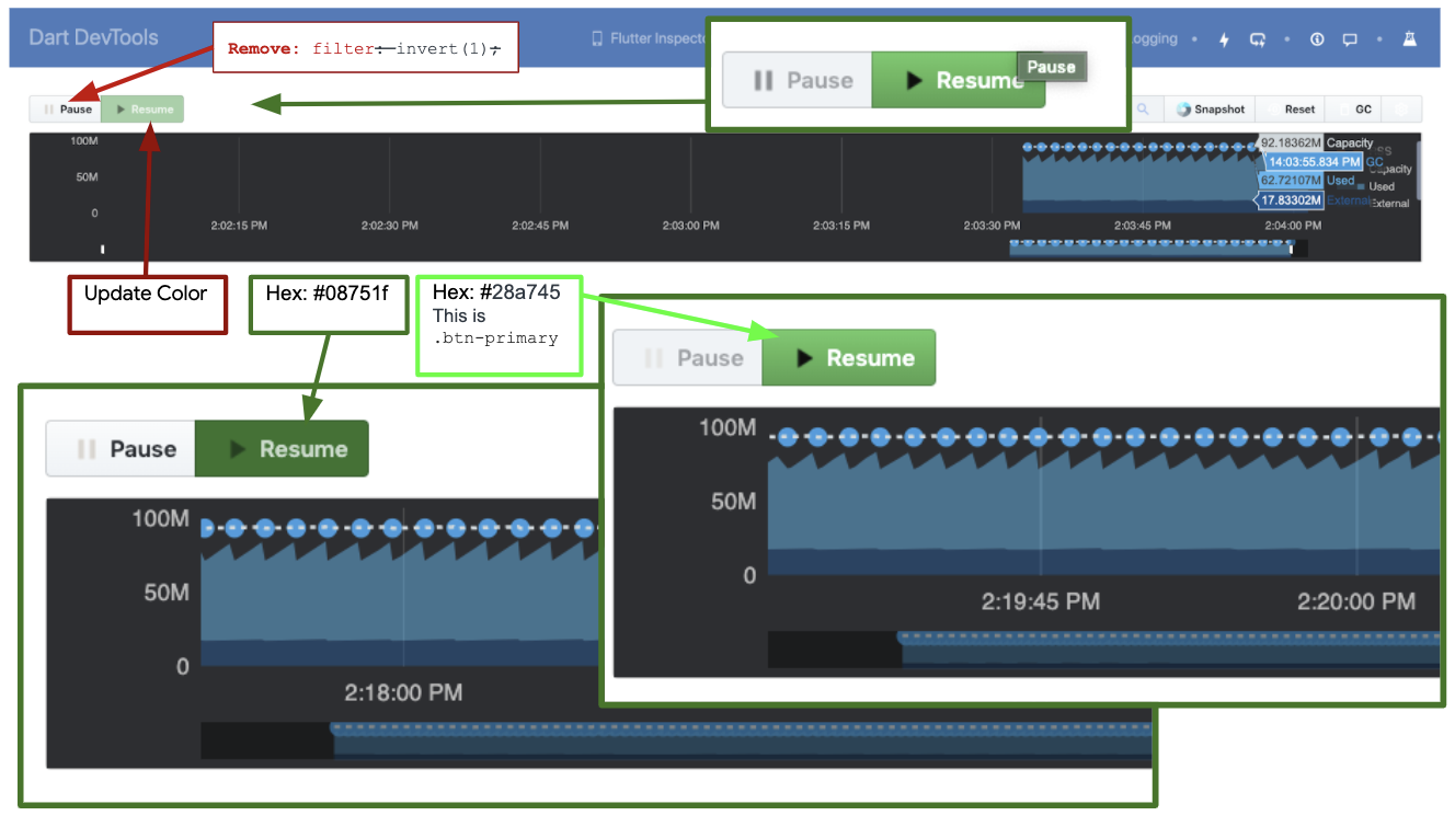 DevTools Memory Page: UX Punch List 2020 · Issue #1974 · flutter/devtools · GitHub