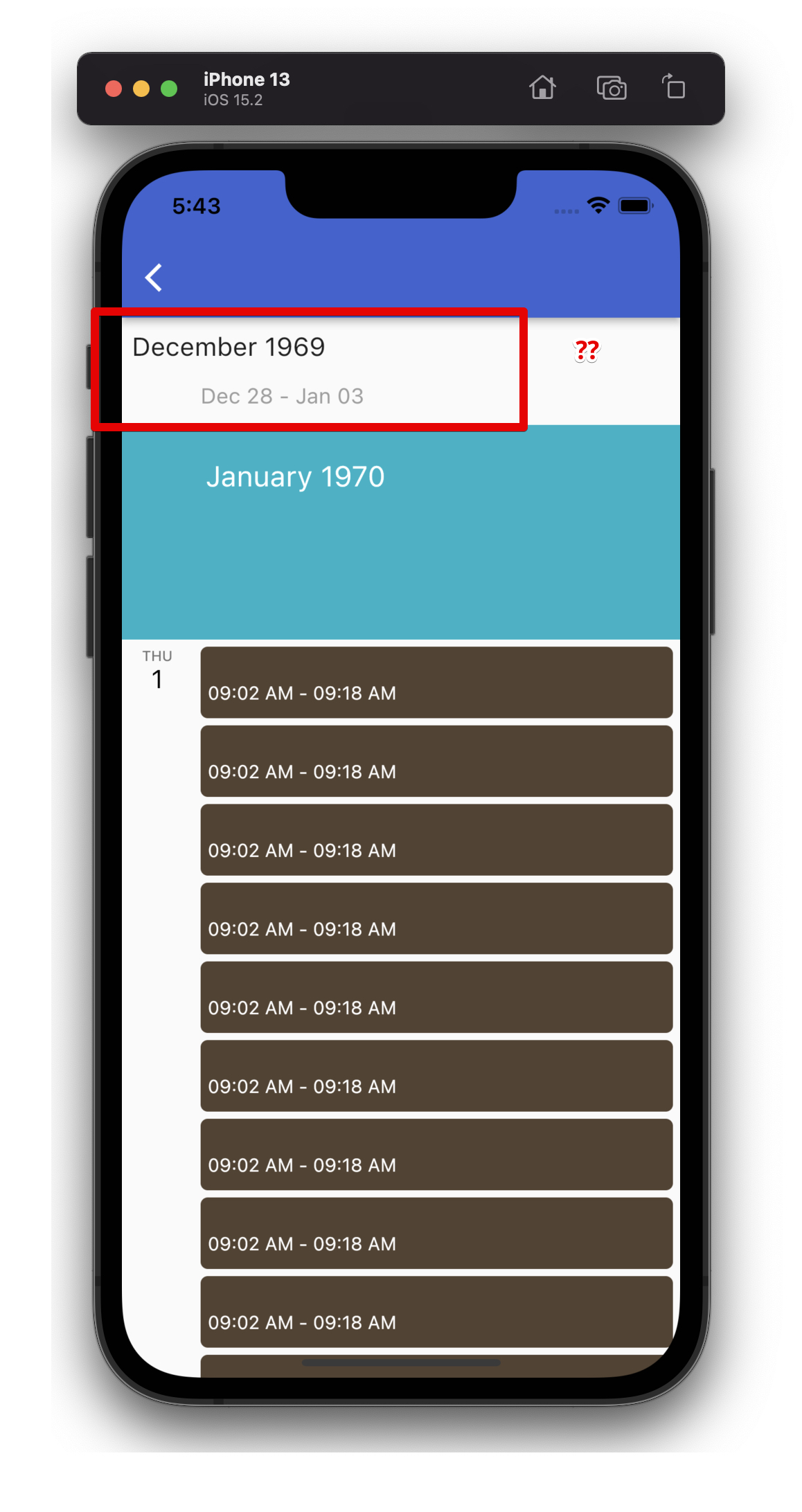 SfCalendar. scheduleViewMonthHeaderBuilder seems it has a bug when ...