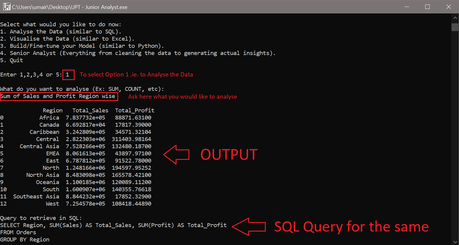 GitHub - UmairThakur/UPT-Junior-Analyst: AI Tool for quick Data ...