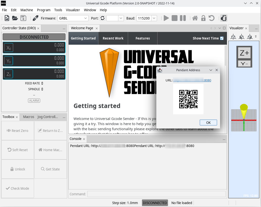 The Rendering Of The Ui Under Linux Is Faulty · Issue 2049 · Winderuniversal G Code Sender
