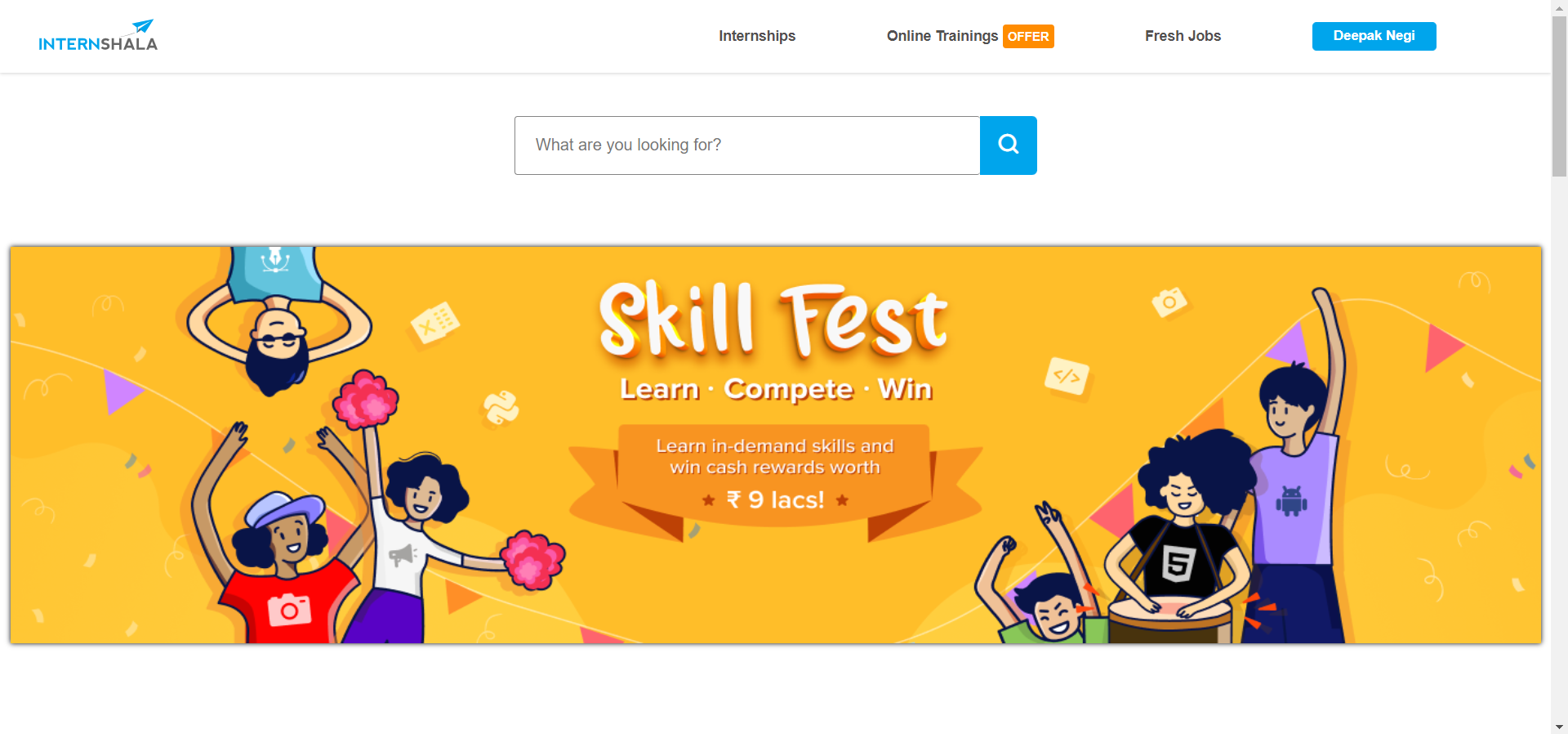 GitHub - Pulkit0111/internshala_project: This repository has the UI clone of Internshala.com ...