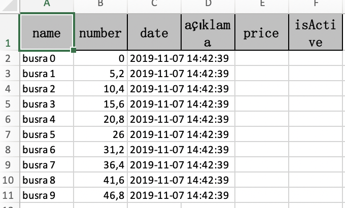 Writing Excel Boolean Field Issue · Issue 812 · Alibabaeasyexcel · Github 8209