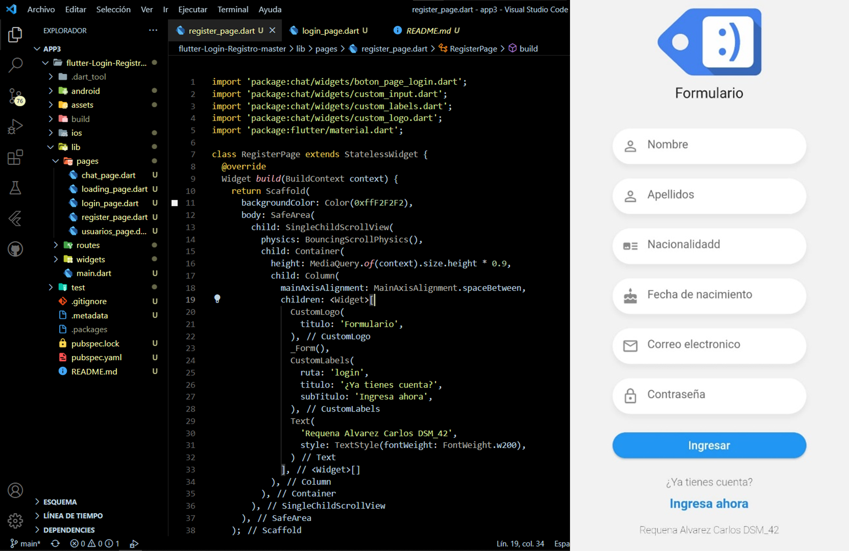 GitHub - CarlosALV7/Formulario_en_Flutter: Formulario_en_Flutter ...