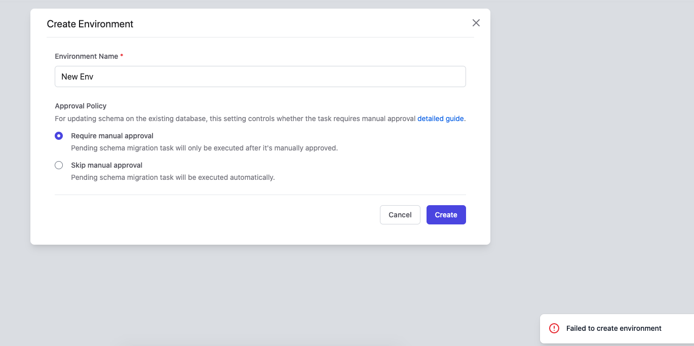 Failed to create environment · Issue #13 · bytebase/bytebase · GitHub