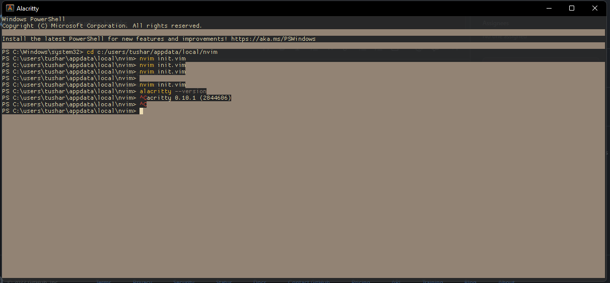 Neovim statusline breaks · Issue #6049 · alacritty/alacritty · GitHub