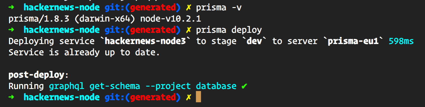 The prisma deploy command with a get-schema hook does not download the generated folder · Issue ...