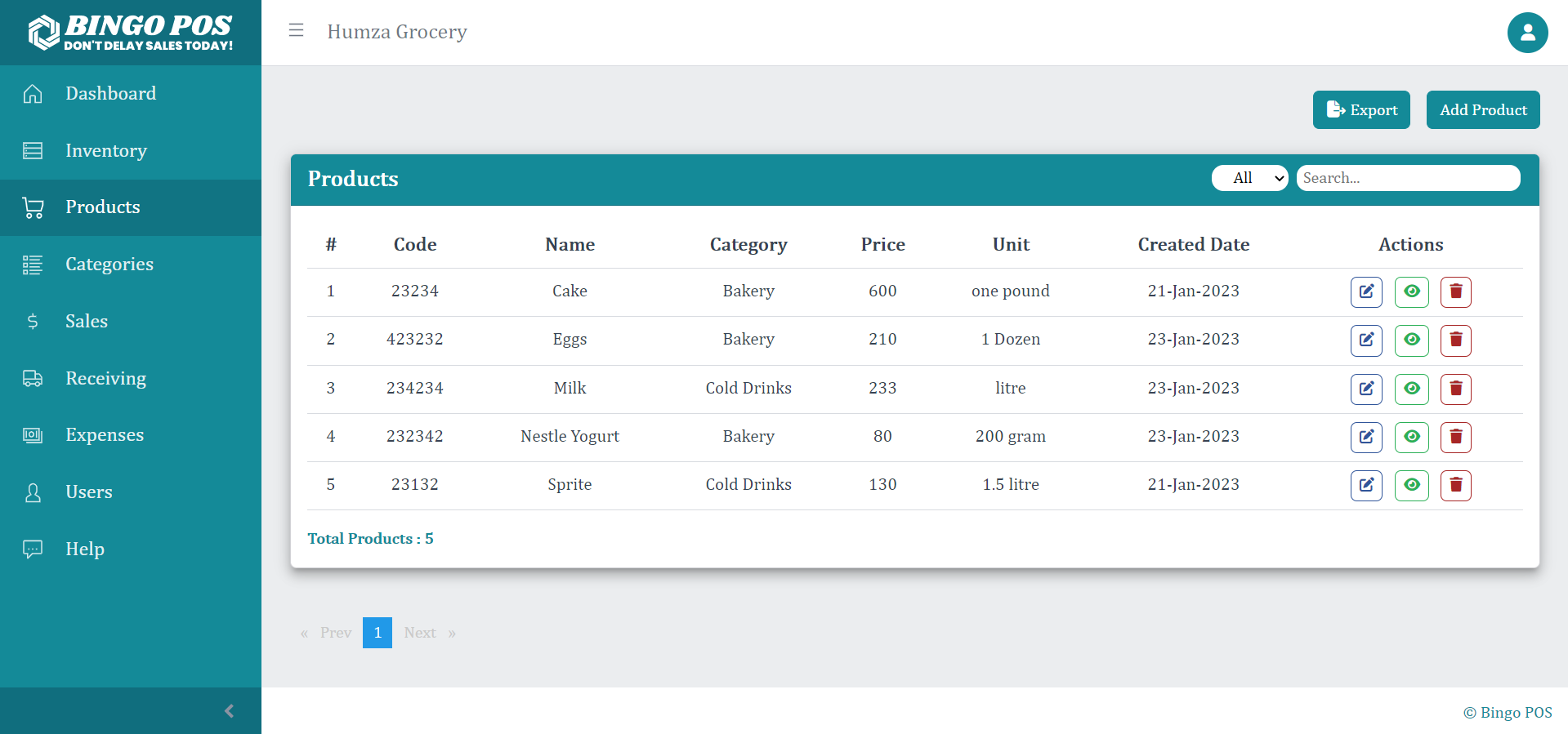 GitHub - TurrabH/Bingo-POS