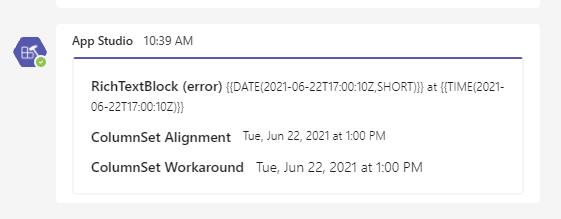 [Rendering] RichTextBlock Date/Time Format is broken · Issue #6194 · microsoft/AdaptiveCards ...