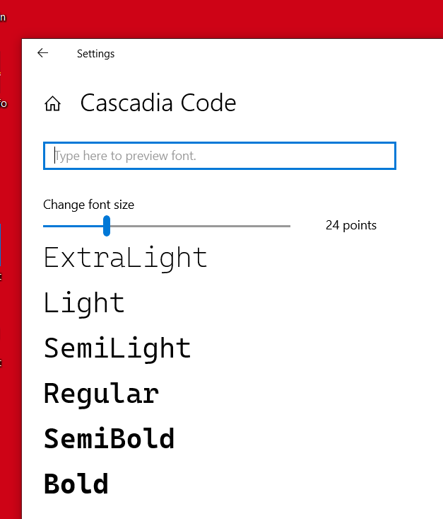 Overly large leading in VS 2019 (not VS Code) for 2102.03 · Issue #413 · microsoft/cascadia-code ...