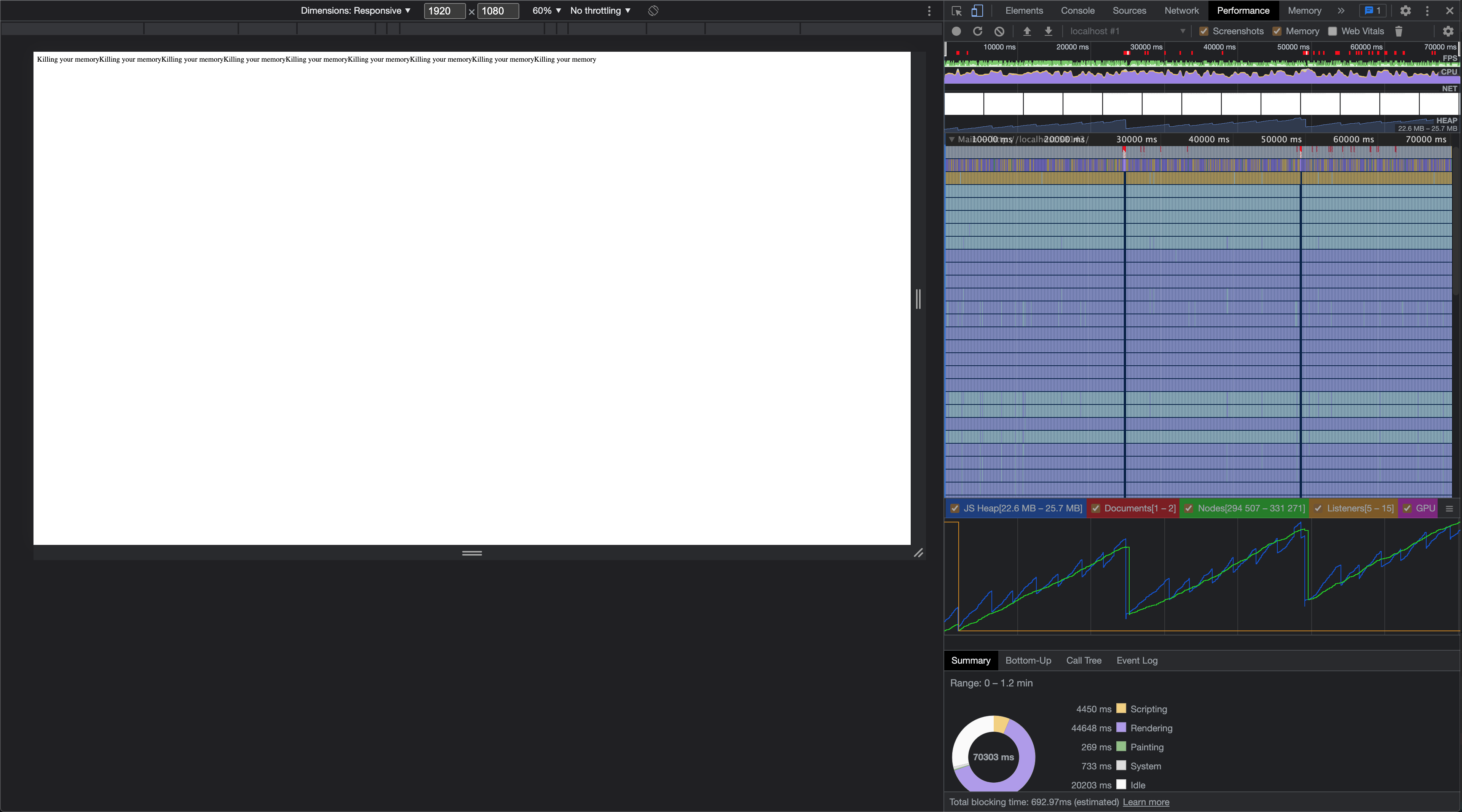 Components not being garbage collected by browser, causing major memory leak · Issue #45080 ...