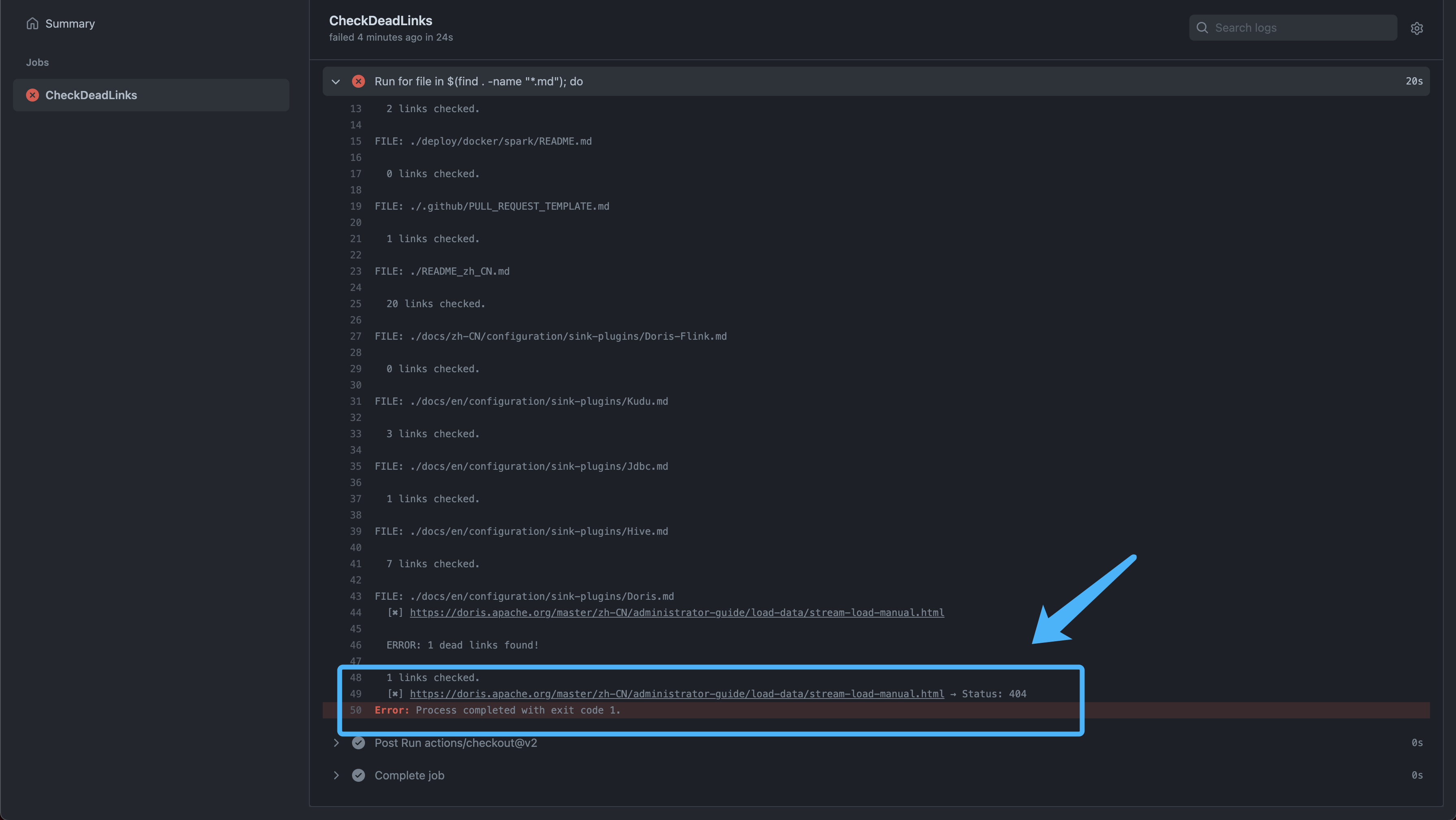 [Doc] The dead link of Doris causes · Issue #1018 · apache/seatunnel · GitHub