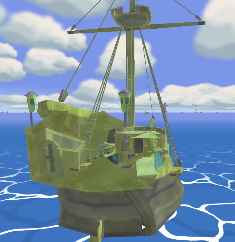 Ghost Pirate Ship Wind Waker