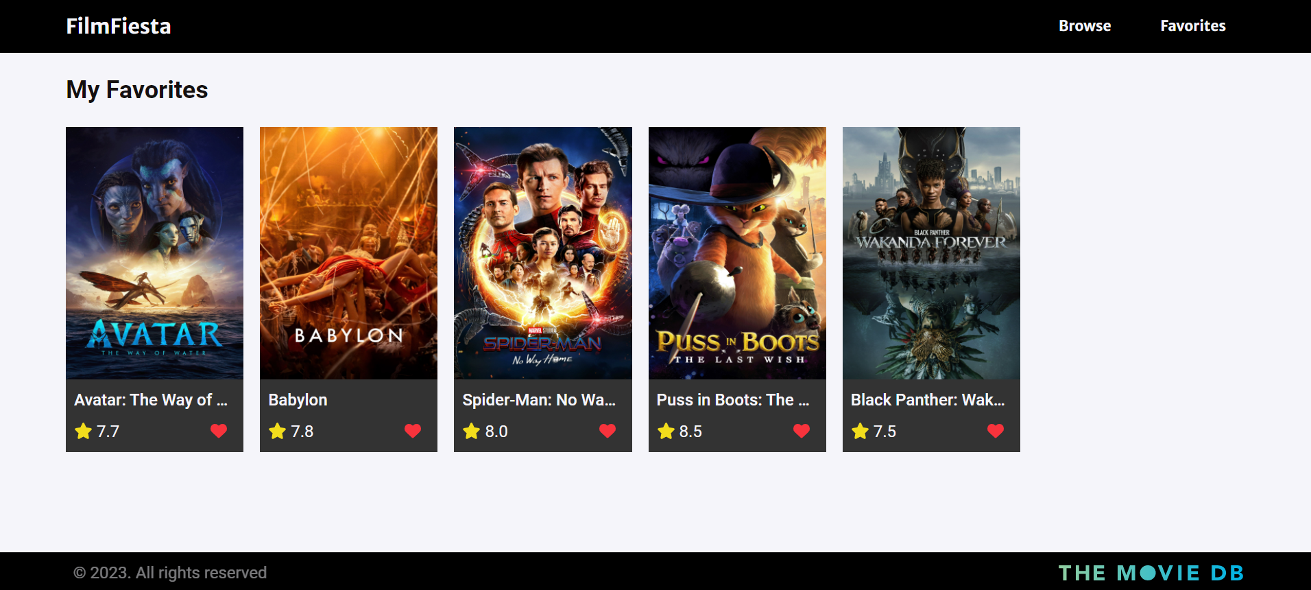 GitHub - ke444a/film-fiesta-movie-application: Movie web application with third party API ...
