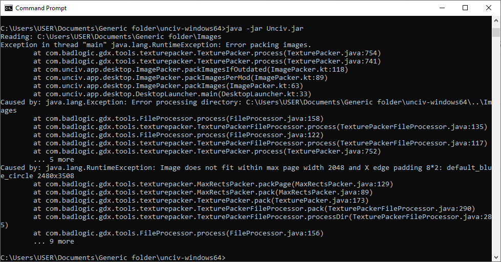 Folder with images named `Image` in parent directory of unciv main folder loads `image` folder ...