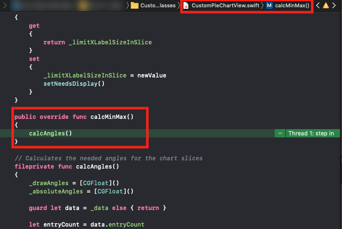 drawAngles[j] crash in PieChartRenderer using custom PieChartView in Xcode 11+ · Issue #4231 ...
