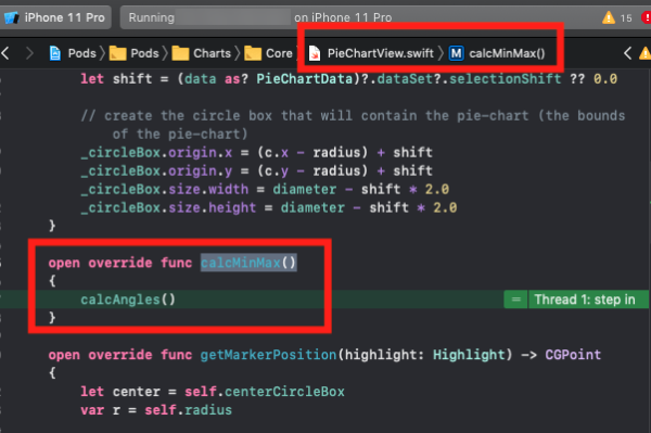 drawAngles[j] crash in PieChartRenderer using custom PieChartView in Xcode 11+ · Issue #4231 ...