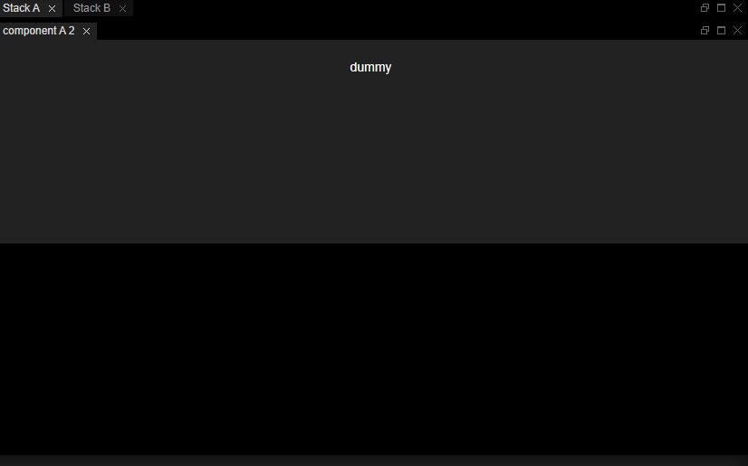 Dragging A Tab In A Nested Stack To Make A Column Under A Stack Results In Inconsistent Behavior