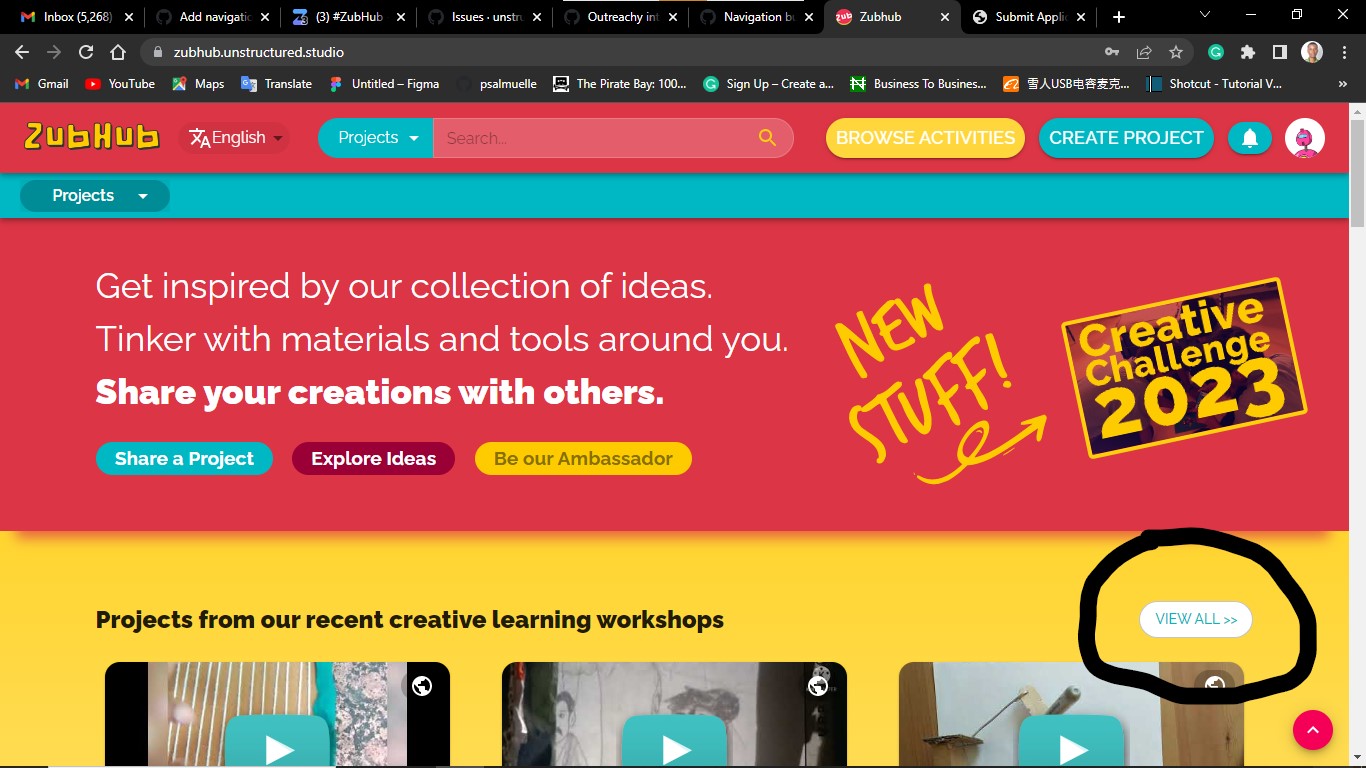 "Staff-picked project" link not properly displayed on the breadcrumb · Issue #619 ...