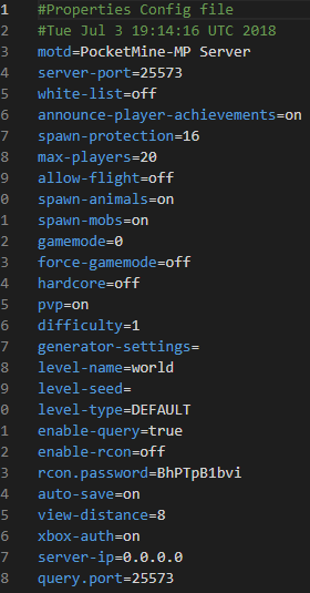 [Bug]: Pocketmine do not set a default password · Issue #1710 · pelican-eggs/eggs · GitHub