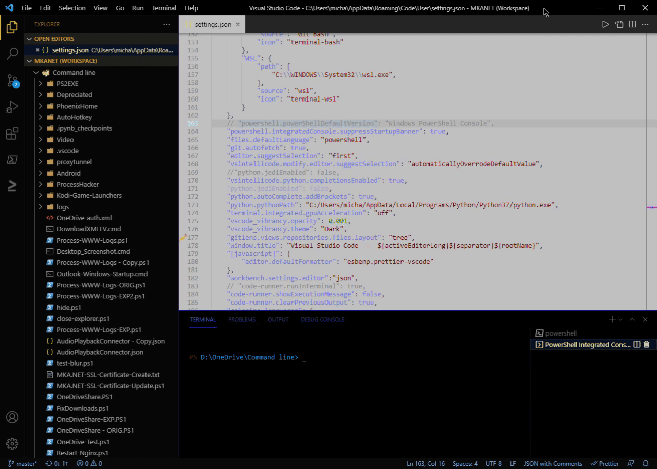 Upgraded To Version 1560 Issues With Terminalpowershell · Issue 123066 · Microsoftvscode