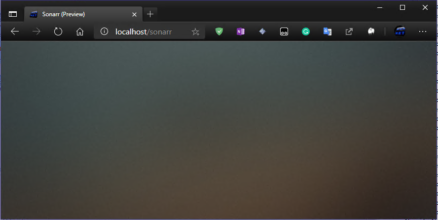 Nginx - Doesn't load sonarr webpage.. only CSS theme · Issue #115 · themepark-dev/theme.park ...