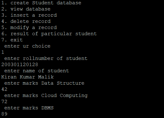 GitHub - KiranKumarMalik/Student-Record-using-Shell-Programming: Using Shell Scripting language