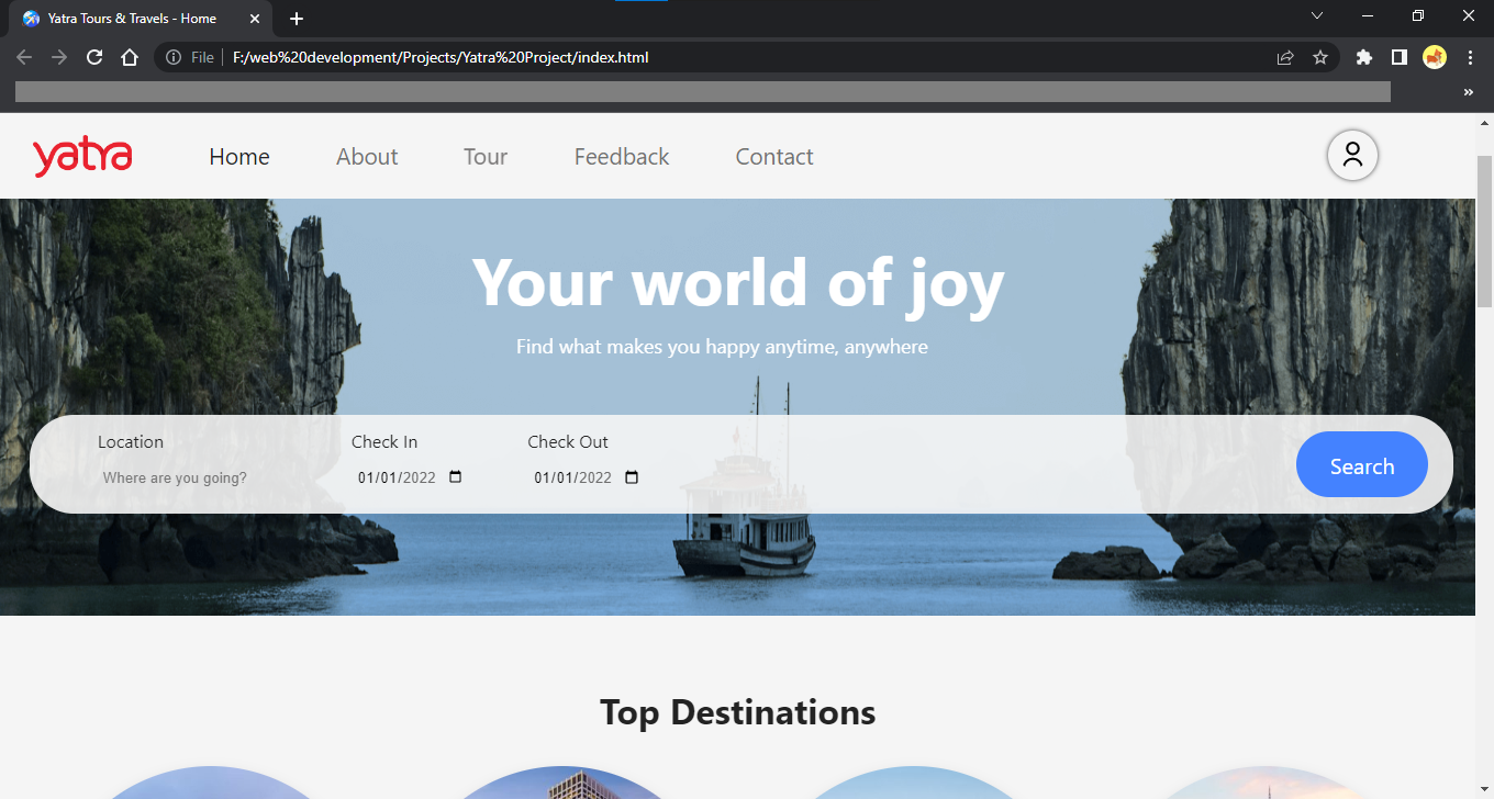 GitHub - akashdesai-ak/Yatra-travel