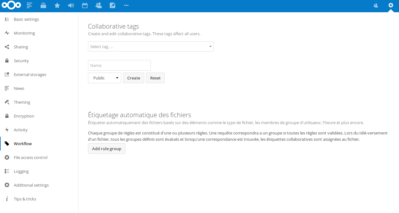 Language on admin page does not respect profile settings · Issue #51 · nextcloud/files ...