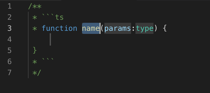 Sample Code Input In Tsdoc · Issue 64779 · Microsoftvscode · Github 