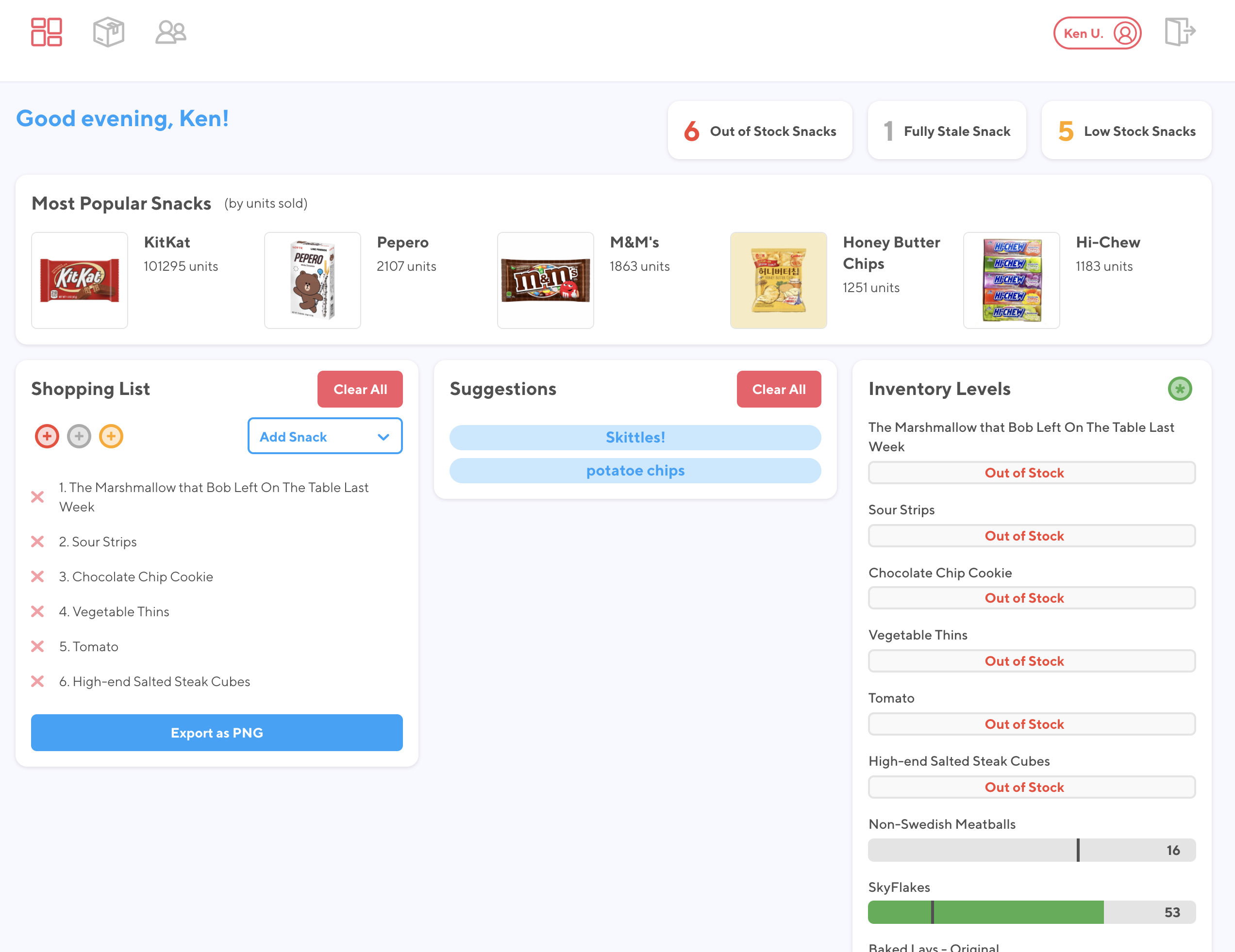 GitHub - Ken-Utsunomiya/SnackTrack-Client