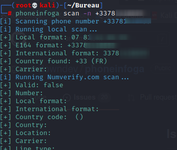 French Phone number not working · Issue #902 · sundowndev/phoneinfoga ...
