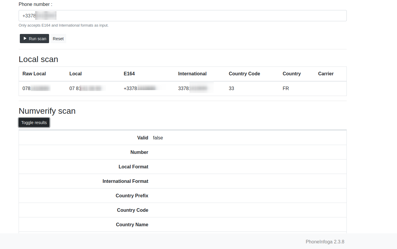 French Phone number not working · Issue #902 · sundowndev/phoneinfoga · GitHub