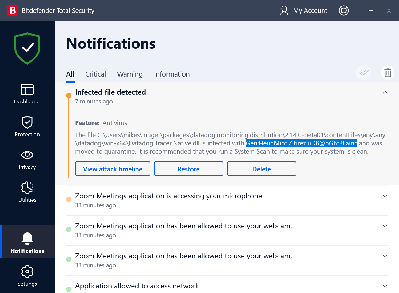 Datadog.Tracer.Native flagged by antivirus as containing Malware · Issue #4162 · DataDog/dd ...