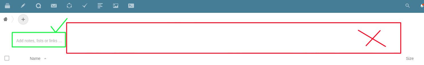 Slight usability issue - it's too easy to accidentally create a Readme.md file in a folder ...