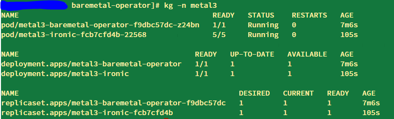 no kind "BareMetalHost" is registered for version "metal3.io/v1alpha1" in scheme "k8s.io/kubectl ...