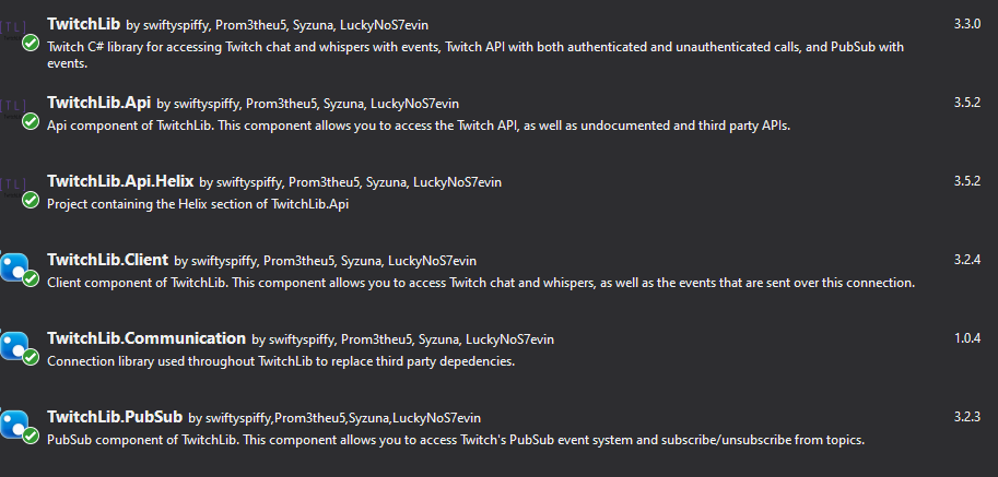 tmi.twitch.tv NOTICE * :Login authentification failed (please create a TwitchLib GitHub issue :P ...