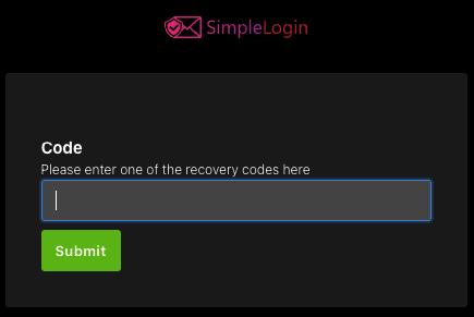 Add SimpleLogin SAS · Issue #6658 · 2factorauth/twofactorauth · GitHub