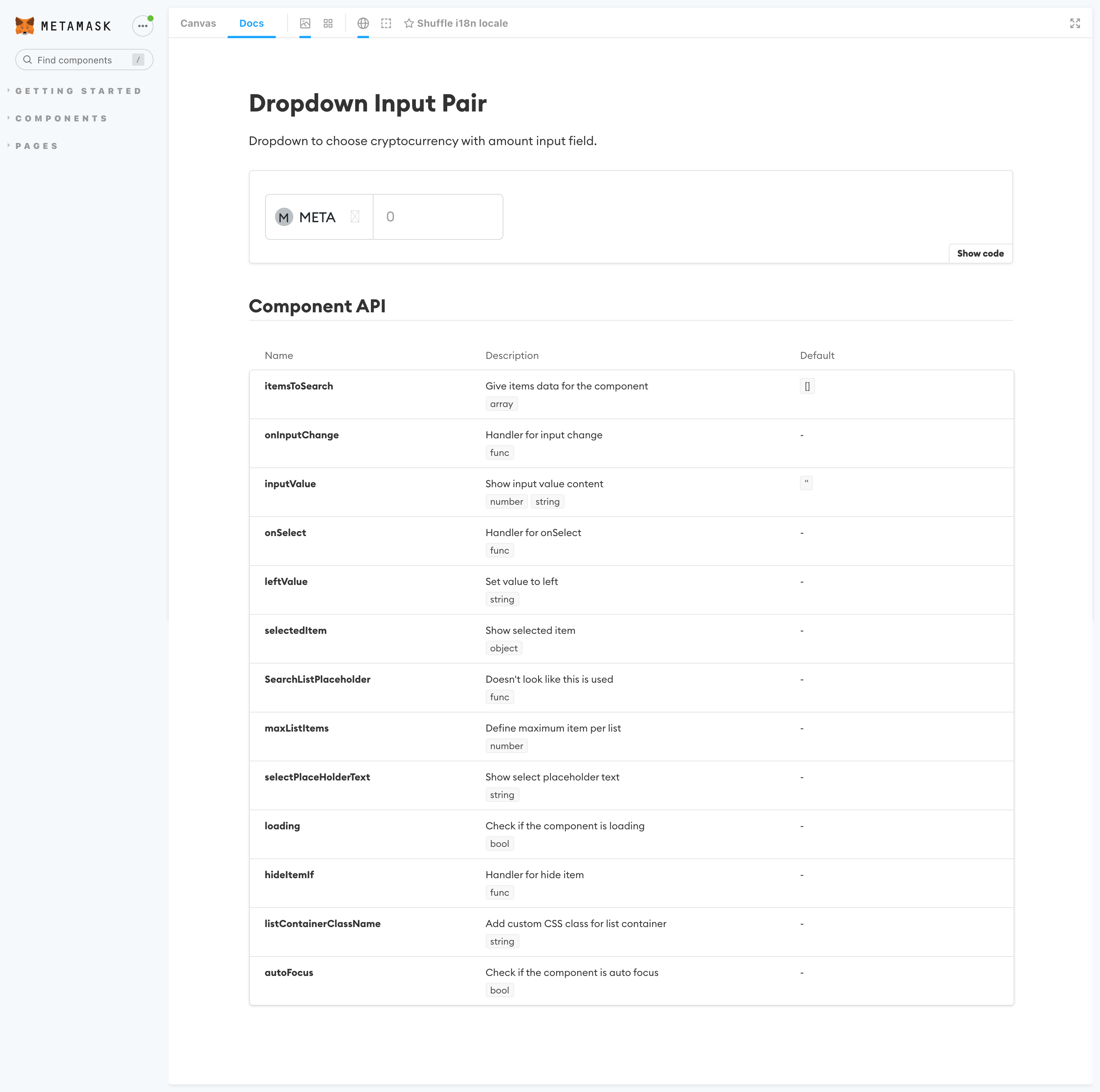 Storybook ArgsTable doesn't work with components that use optional chaning(?.) · Issue #12994 ...