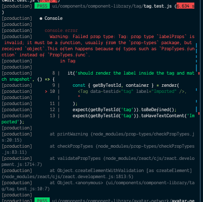 Fix PropType error in Tag tests · Issue #16619 · MetaMask/metamask ...