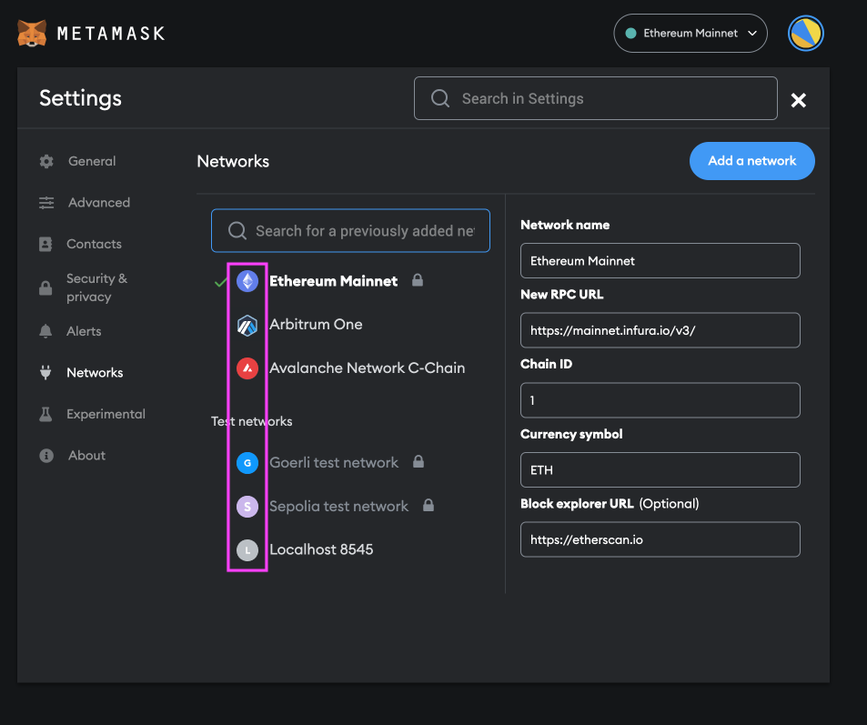 Update all network logos in Settings > Networks (WIP) · Issue #16647 · MetaMask/metamask ...