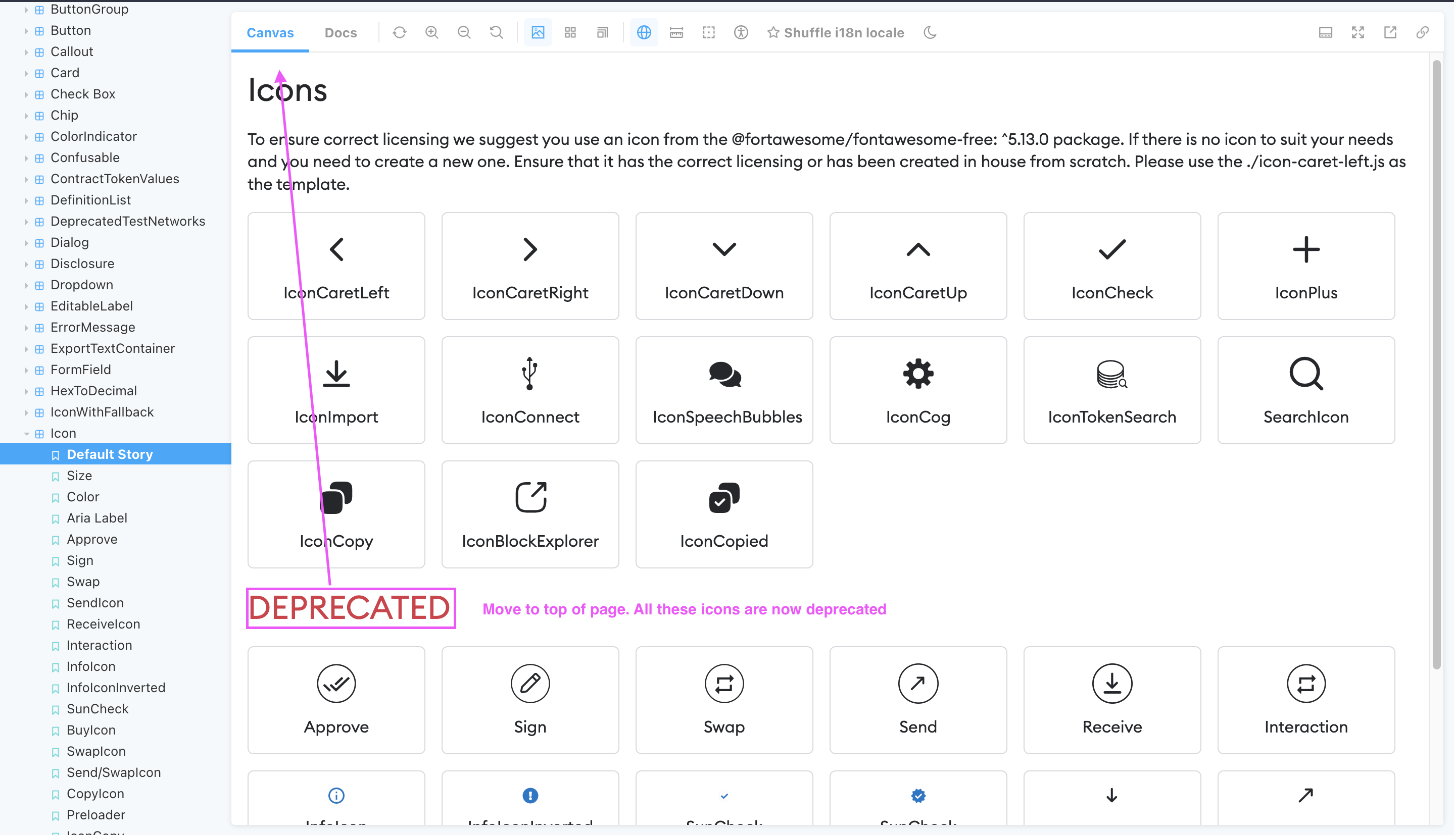 Add deprecation notice to old icon components · Issue #17447 · MetaMask/metamask-extension · GitHub