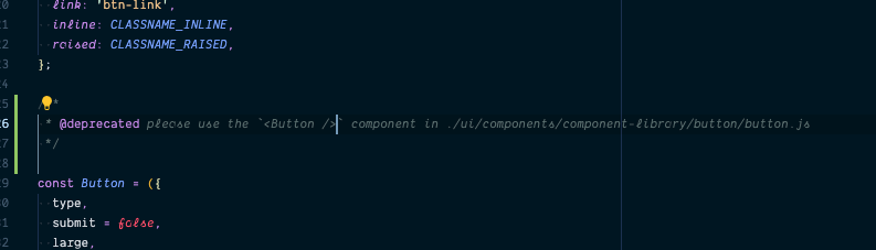 Add deprecation eslint rule so deprecated components aren't allowed · Issue #17550 · MetaMask ...