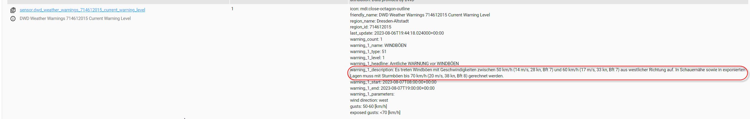 content of dwd_weather_warnings sensors attribute "warning_x ...