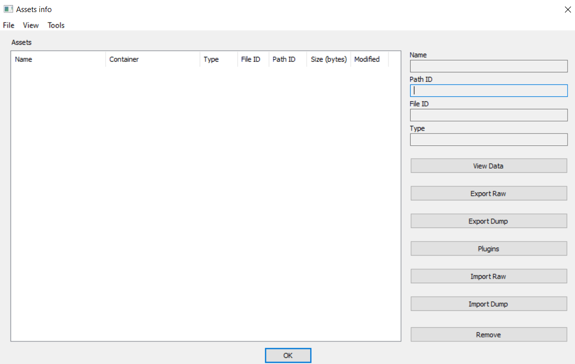 Assets not showing · Issue #408 · SeriousCache/UABE · GitHub