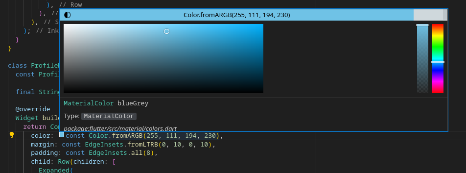 Color picker can corrupt code when `const` auto-added on save · Issue #4432 · Dart-Code/Dart ...
