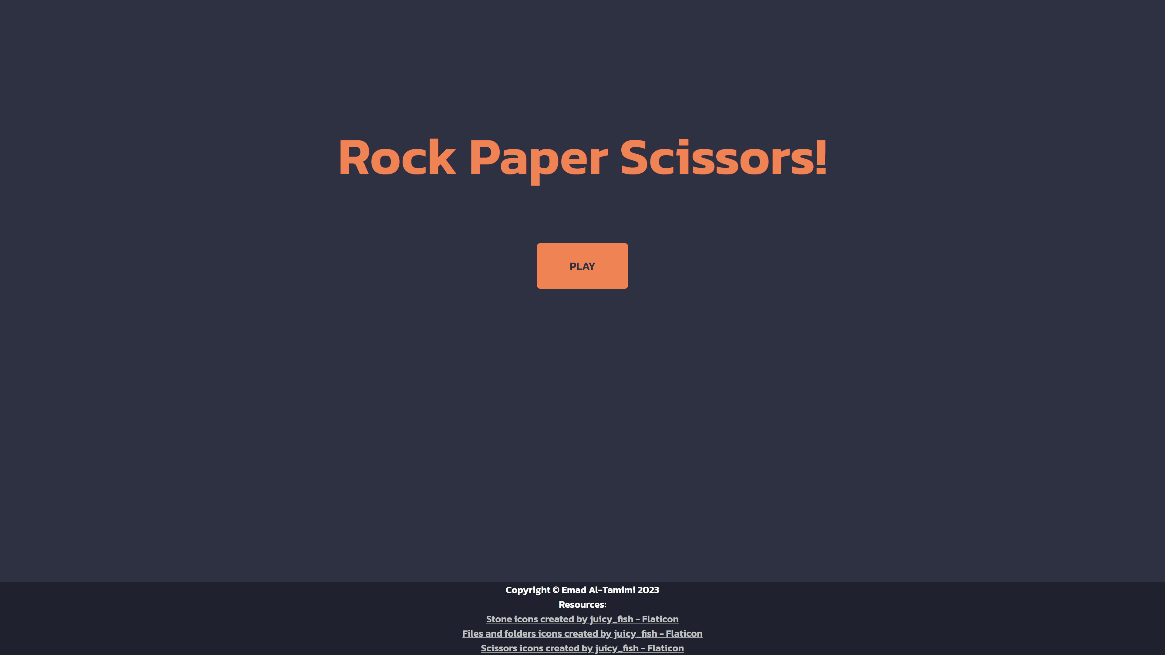 GitHub - EmxdA/Rock-Paper-Scissors