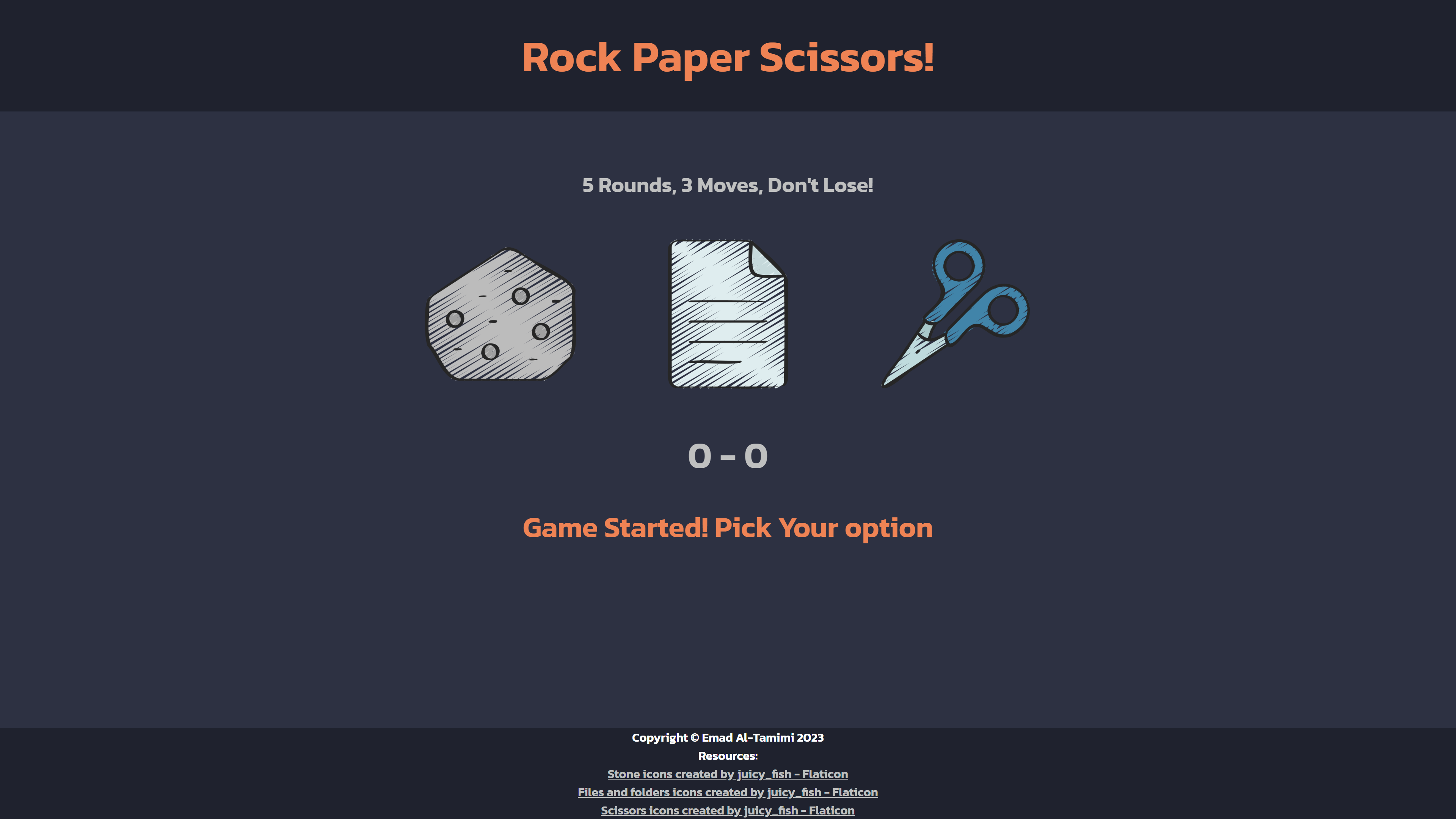 GitHub - EmxdA/Rock-Paper-Scissors